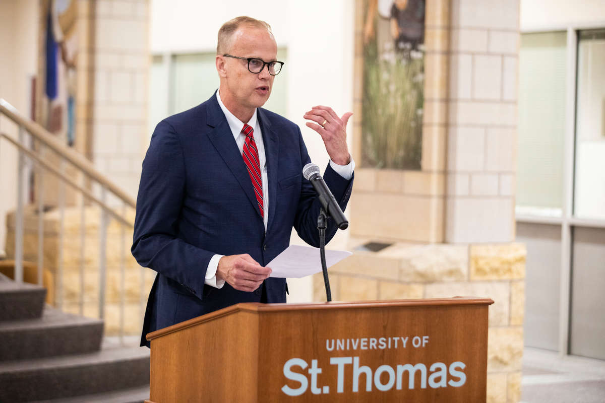 St. Thomas Celebrates Newly Renamed Center for Principled Leadership ...