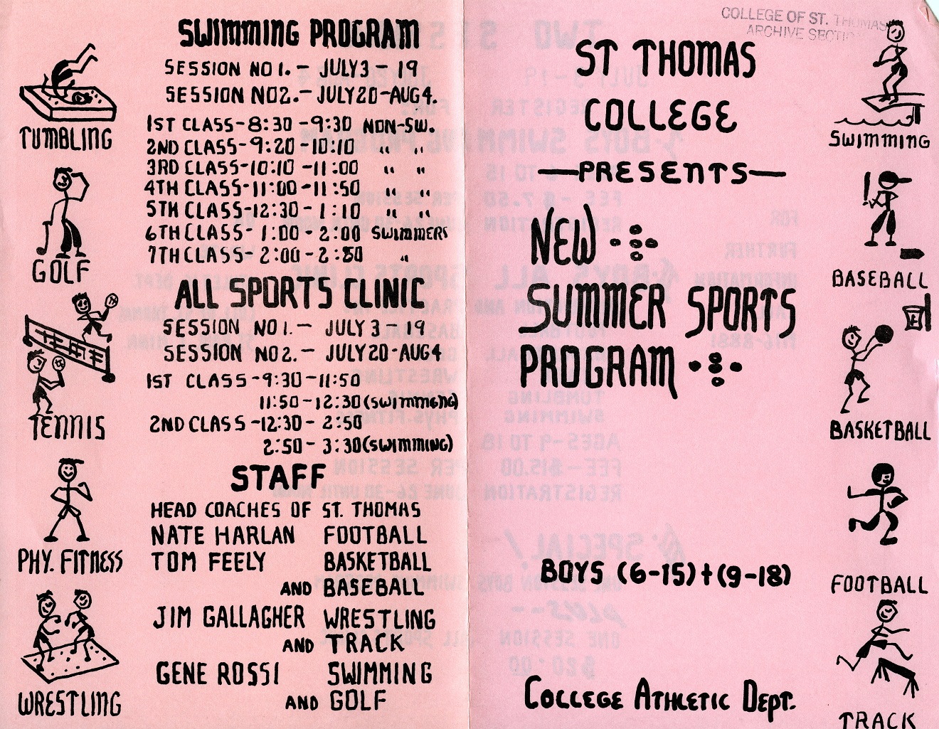 Tales from the Archives: Summer Programs on Campus - Newsroom ...
