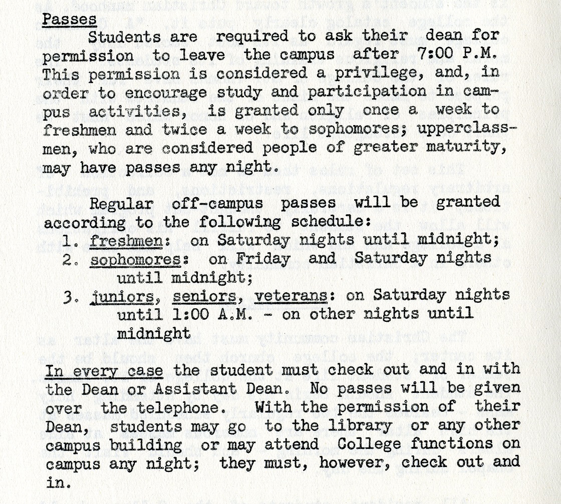 Tales from the Archives: Life in the Residence Halls - Newsroom ...