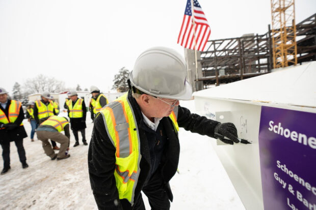 STEAM Rises: The Building of Schoenecker Center - Newsroom | University ...