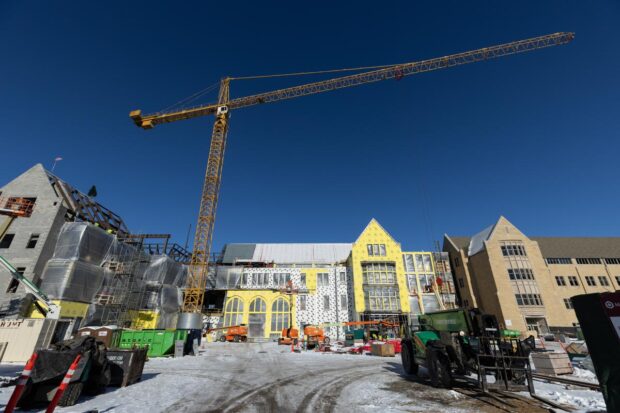 STEAM Rises: The Building of Schoenecker Center - Newsroom | University ...