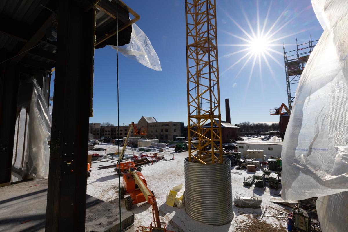 STEAM Rises: The Building of Schoenecker Center - Newsroom | University ...