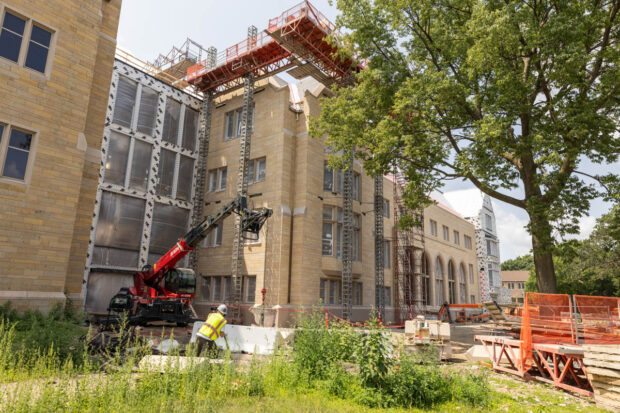 Schoenecker Center on the Road to Completion - Newsroom | University of ...
