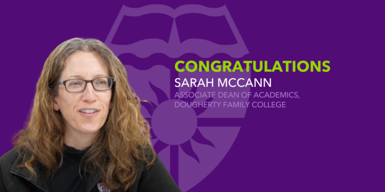 Dougherty Family College Appoints Sarah McCann as Associate Dean of ...