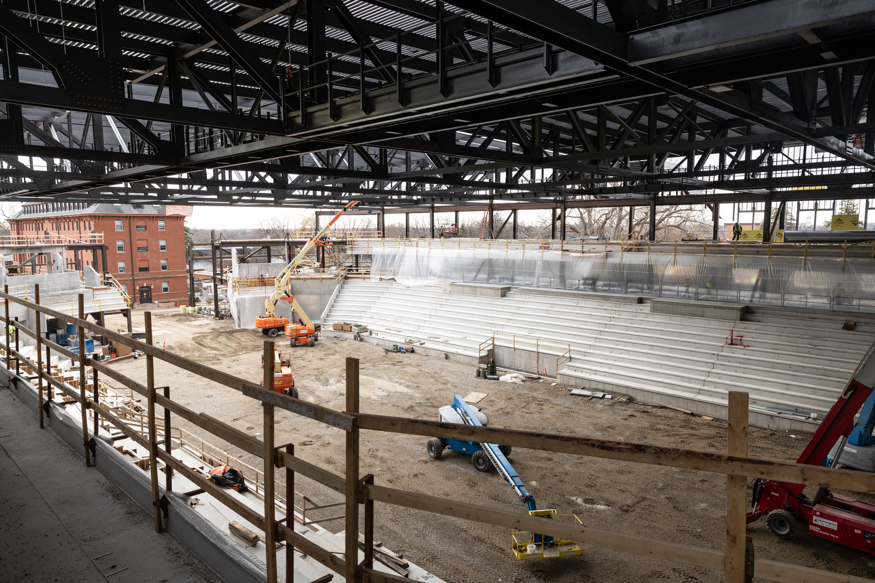 Photos and Video: Lee & Penny Anderson Arena Construction Hits ...